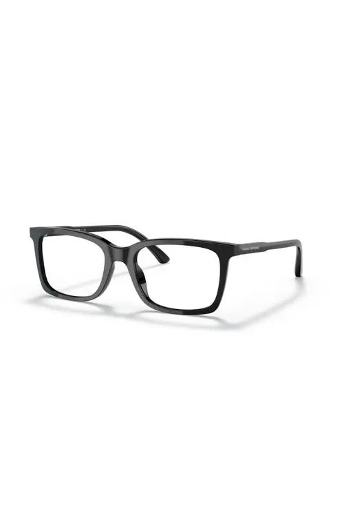 Brooks Brothers 55mm Square Optical Glasses - Black