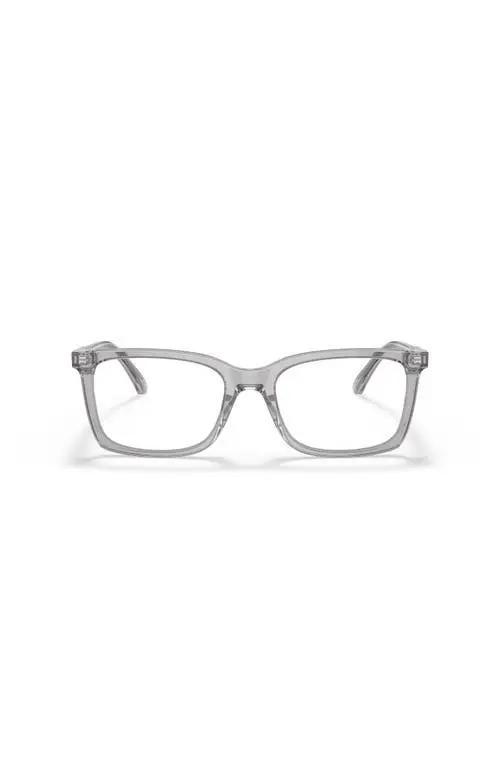 Brooks Brothers 55mm Square Optical Glasses - Grey
