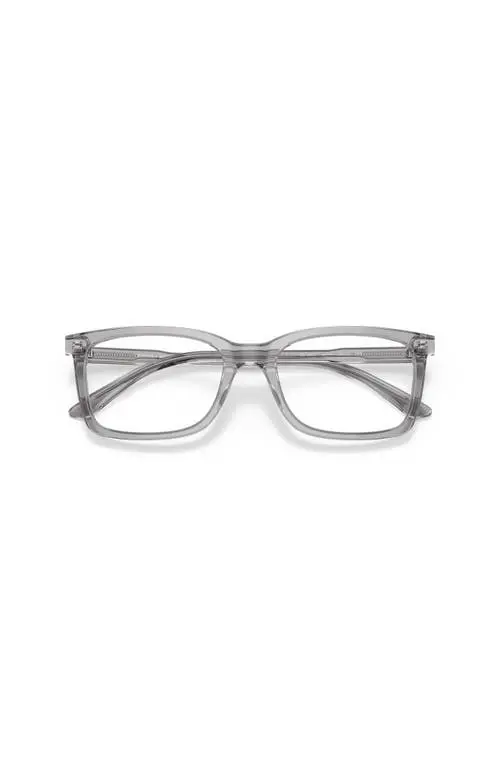 Brooks Brothers 55mm Square Optical Glasses - Grey