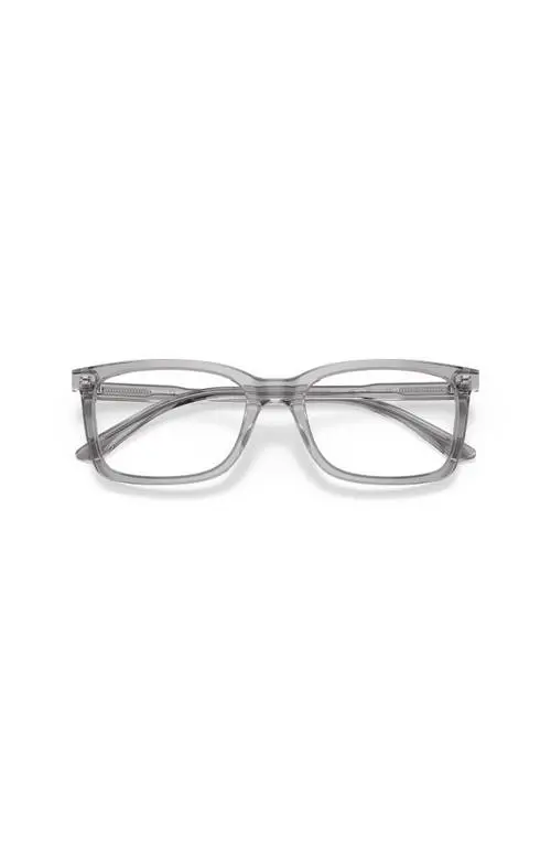 Brooks Brothers Square Full Rim Acetate Eyeglasses - Grey