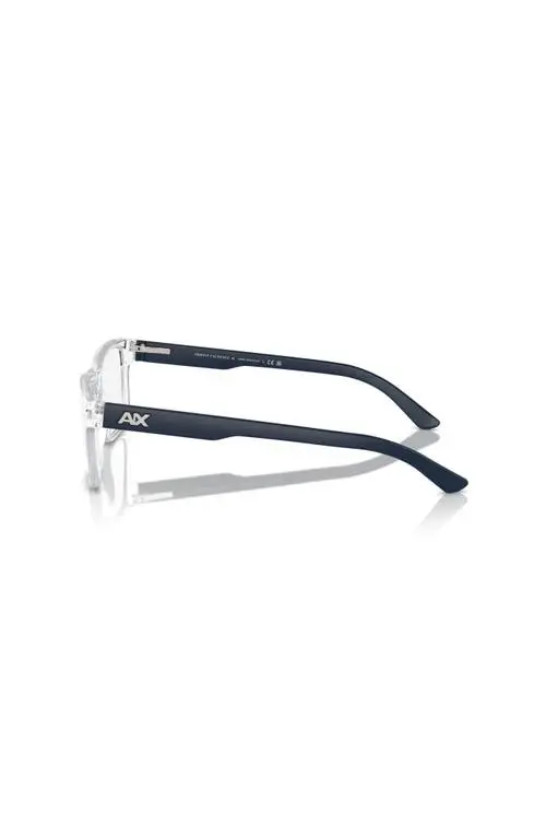 Armani Exchange 53mm Square Optical Glasses