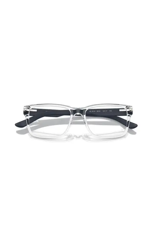 Armani Exchange 53mm Square Optical Glasses