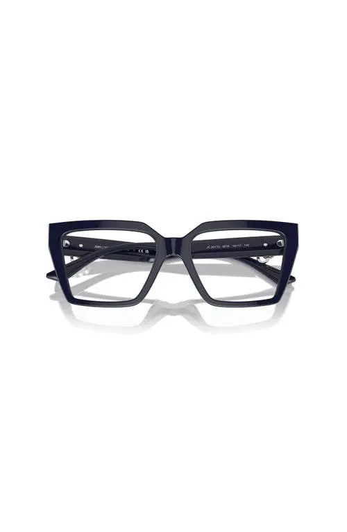 JIMMY CHOO Cat Eye Acetate Eyeglasses - Blue
