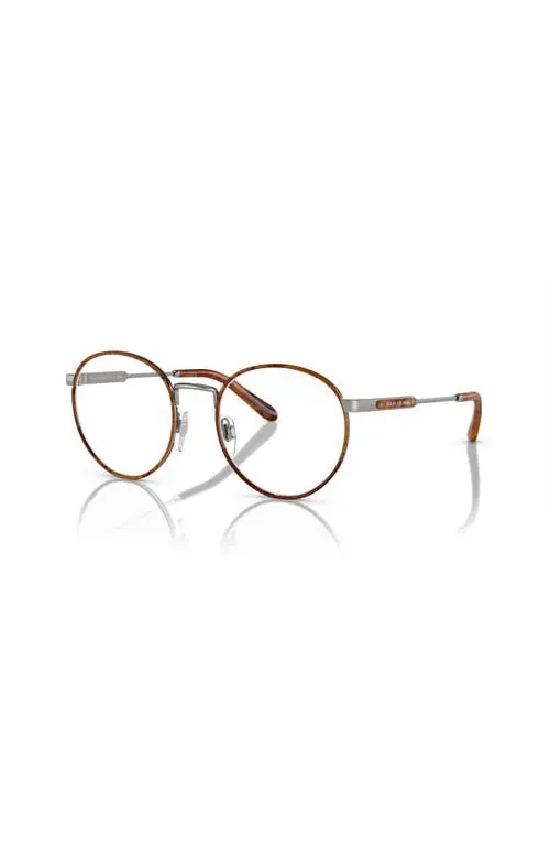 Ralph Lauren 50mm Round Optical Glasses - Brown