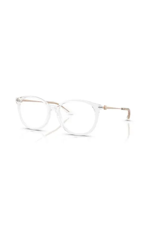 Armani Exchange 54mm Cat Eye Optical Glasses - Transparent
