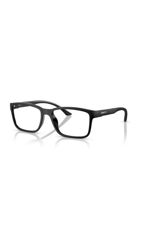 ARNETTE 55mm Square Full Rim Eyeglasses - Black
