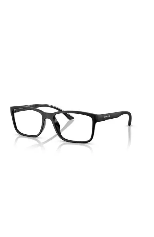 ARNETTE 55mm Square Full Rim Eyeglasses - Black