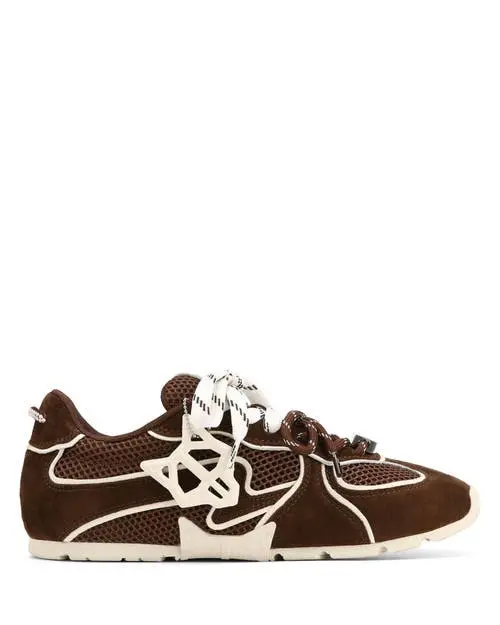 NAKED WOLFE Adored Suede Sneakers - Brown