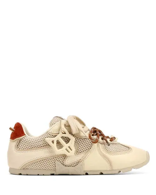 NAKED WOLFE Adored Suede Sneakers - Mushroom
