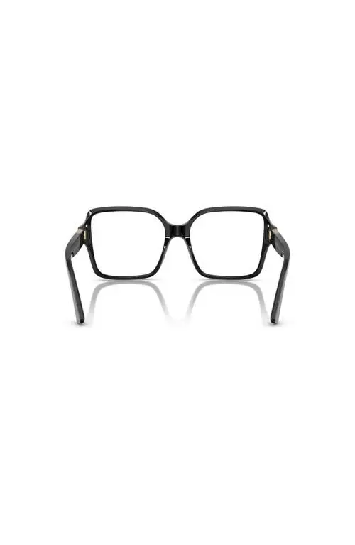 JIMMY CHOO 54mm Square Optical Glasses - Black