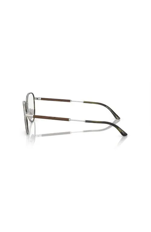 Giorgio Armani 52mm Phantos Eyeglasses - Silver