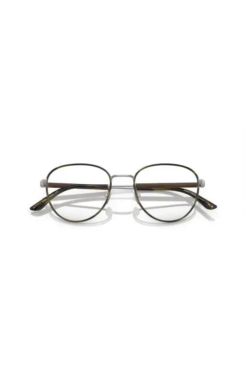 Giorgio Armani 52mm Phantos Eyeglasses - Silver