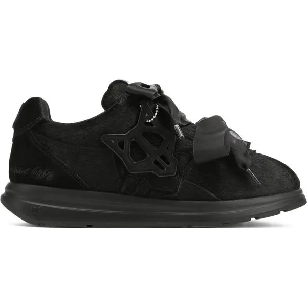 NAKED WOLFE Sneakers With Ribbon Detailing - Black