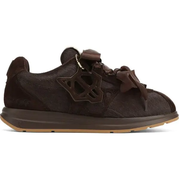 NAKED WOLFE Sneakers With Ribbon Detailing - Brown