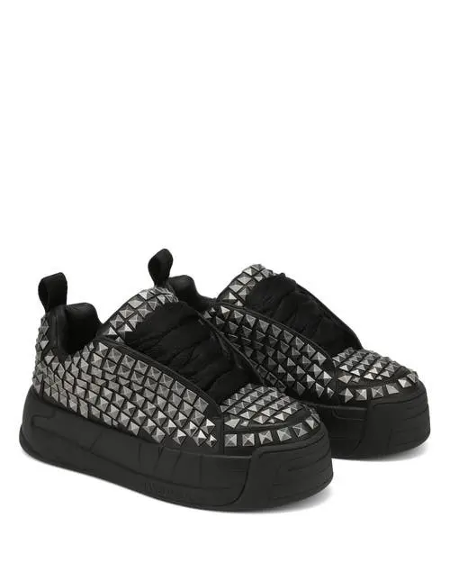 NAKED WOLFE Slide Studded Sneakers