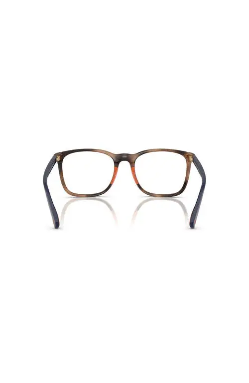 Polo Ralph Lauren 52mm Rectangle Optical Glasses - Tortoise