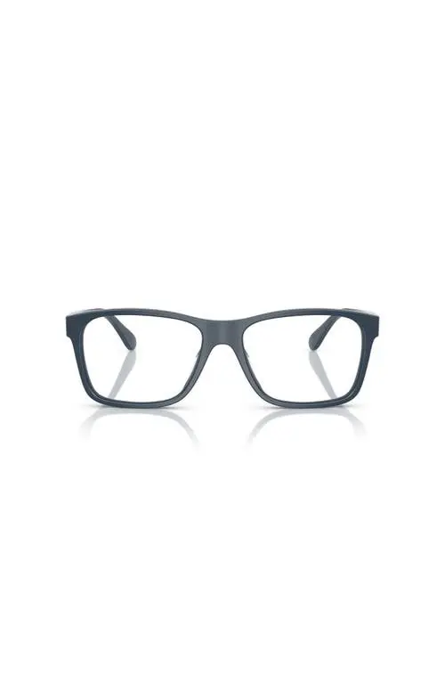 Ralph Lauren 56mm Rectangle Optical Glasses - Blue