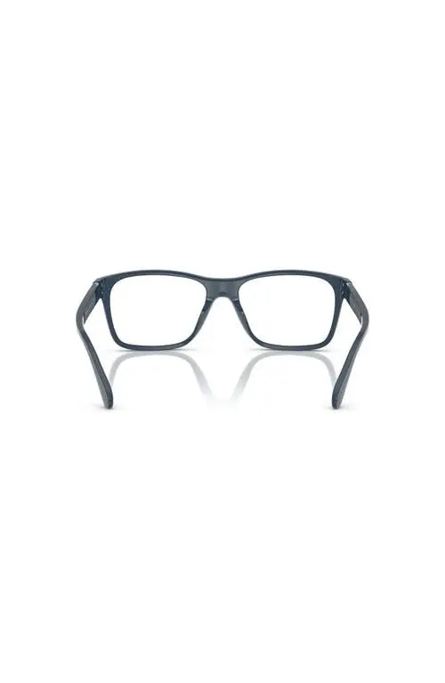 Ralph Lauren 56mm Rectangle Optical Glasses - Blue