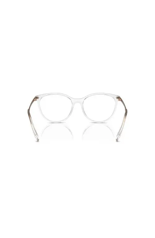 Armani Exchange 53mm Cat Eye Optical Glasses - Transparent