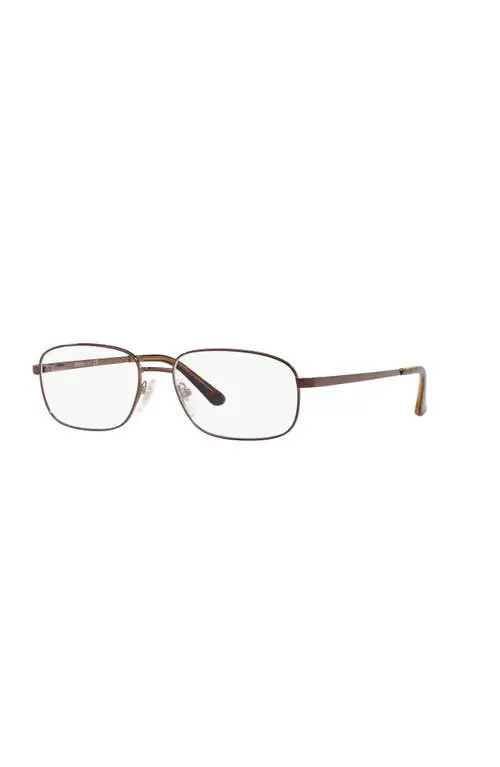 SFEROFLEX 56mm Rectangle Full Rim Eyeglasses - Brown