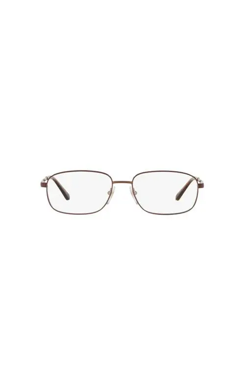 SFEROFLEX Rectangle Full Rim Metal Eyeglasses