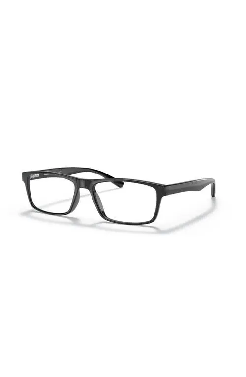 SFEROFLEX 56mm Rectangle Full Rim Eyeglasses - Black