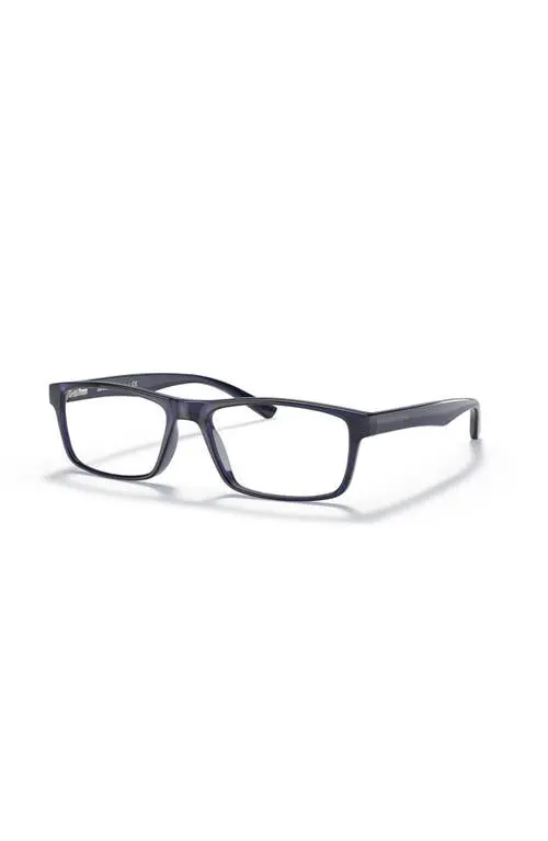SFEROFLEX 56mm Rectangle Full Rim Eyeglasses - Blue