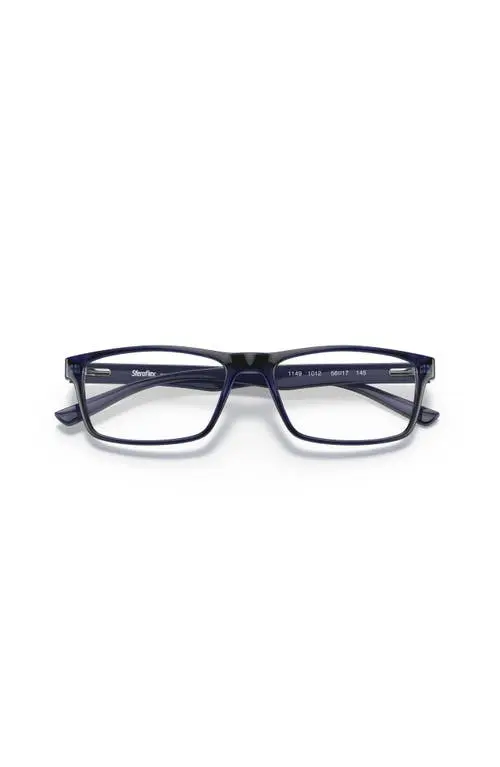 SFEROFLEX Rectangle Optical Glasses - Blue