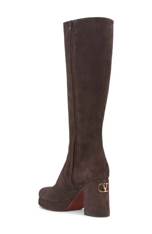 Valentino Garavani Vlogo Platform Knee-high Boots