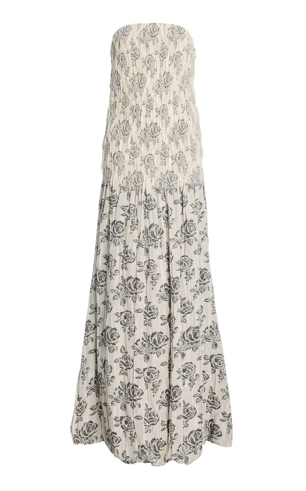 KALLMEYER Blanche Strapless Maxi Gown - Print