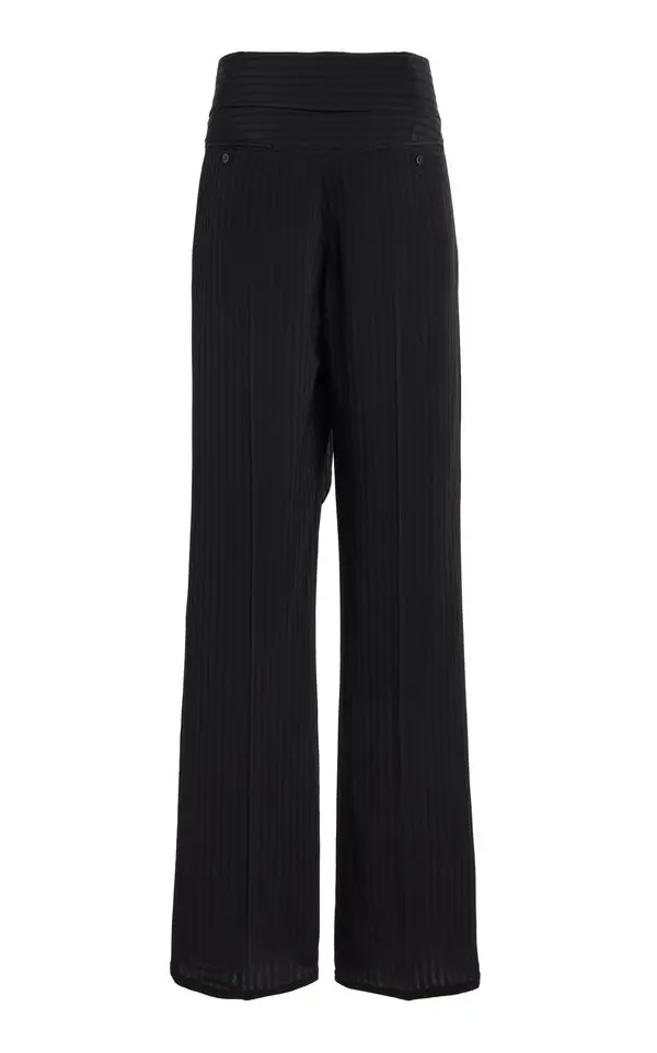 KALLMEYER Ulla Wide-leg Tie-waist Trousers