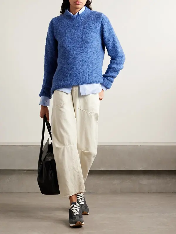 GOD’S TRUE CASHMERE Cashmere-bouclé Sweater