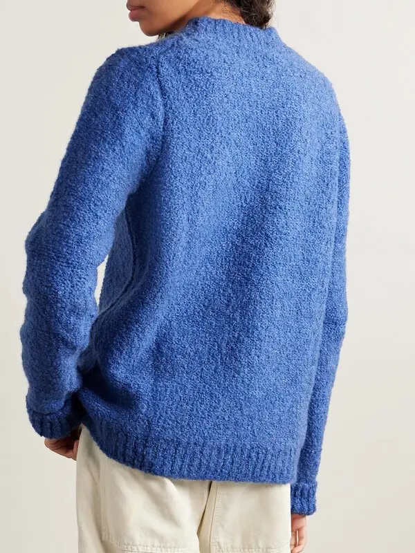 GOD’S TRUE CASHMERE Cashmere-bouclé Sweater