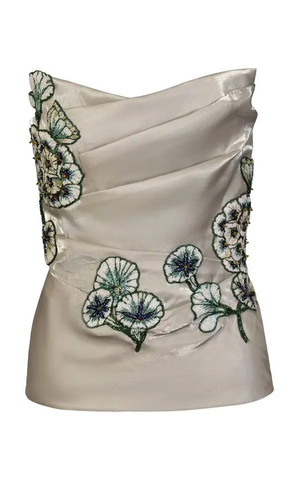 LA FUORI Embroidered Corset