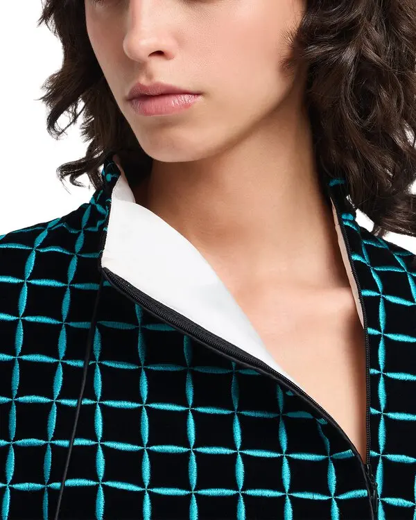 Emporio Armani Embroidered Velvet Jacket