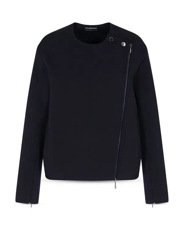 Emporio Armani Wool Double Knit Jacket
