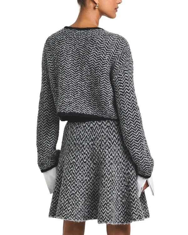 Derek Lam 10 Crosby Sabine Herringbone Cardigan