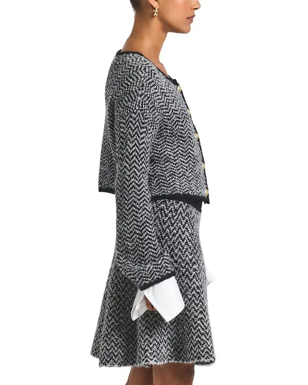 Derek Lam 10 Crosby Imogen Herringbone Mini Skirt