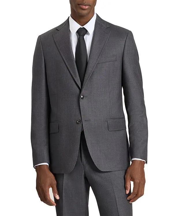 Ted Baker London Wright Birdseye Modern Fit Suit Jacket - Charcoal