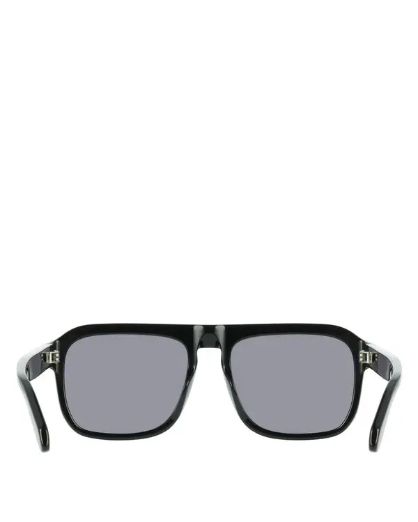 FERRAGAMO Solid Square Sunglasses - Black