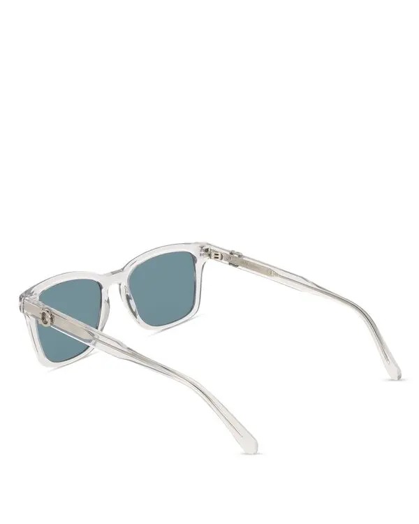 FERRAGAMO Solid Rectangular Sunglasses - Transparent