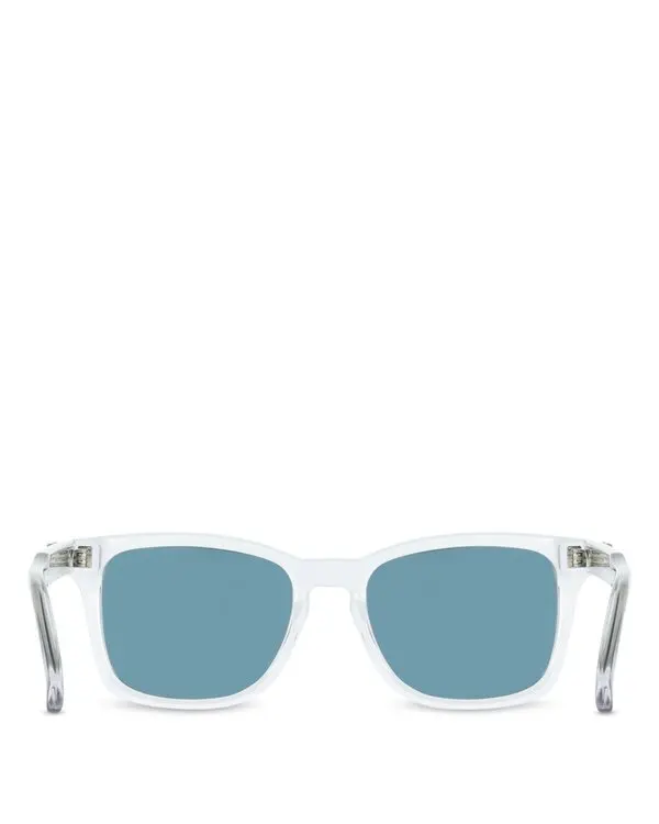 FERRAGAMO Solid Rectangular Sunglasses - Transparent