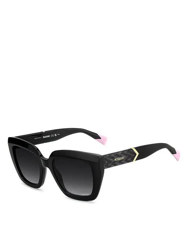 Missoni Gradient Square Sunglasses - Black