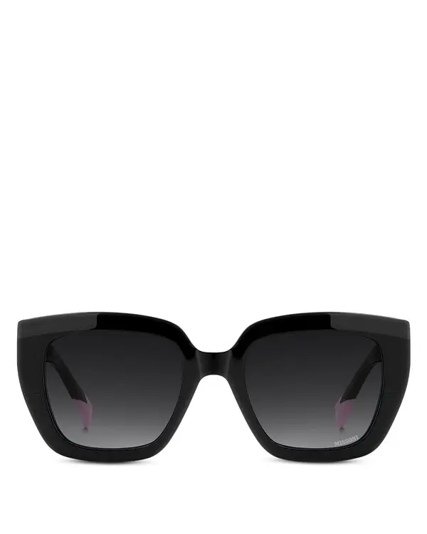 Missoni Gradient Square Sunglasses - Black