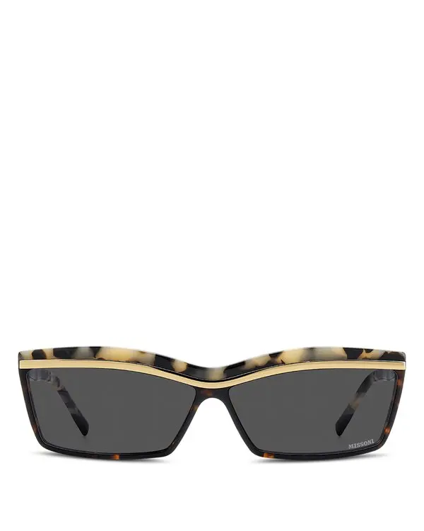 Missoni Solid Rectangular Sunglasses