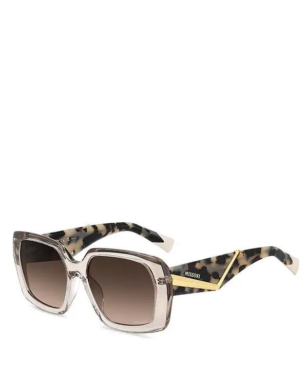 Missoni Gradient Rectangular Sunglasses