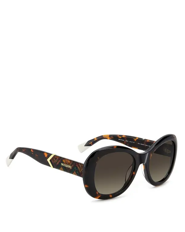 Missoni Gradient Oval Sunglasses