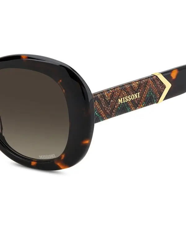 Missoni Gradient Oval Sunglasses