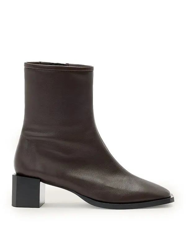 ALLSAINTS Avril Leather Boots - Brown