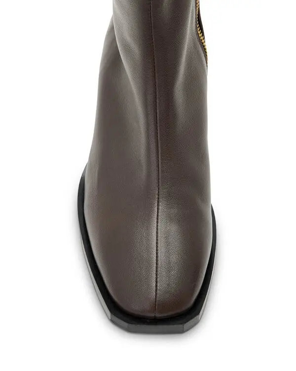 ALLSAINTS Avril Leather Boots - Brown